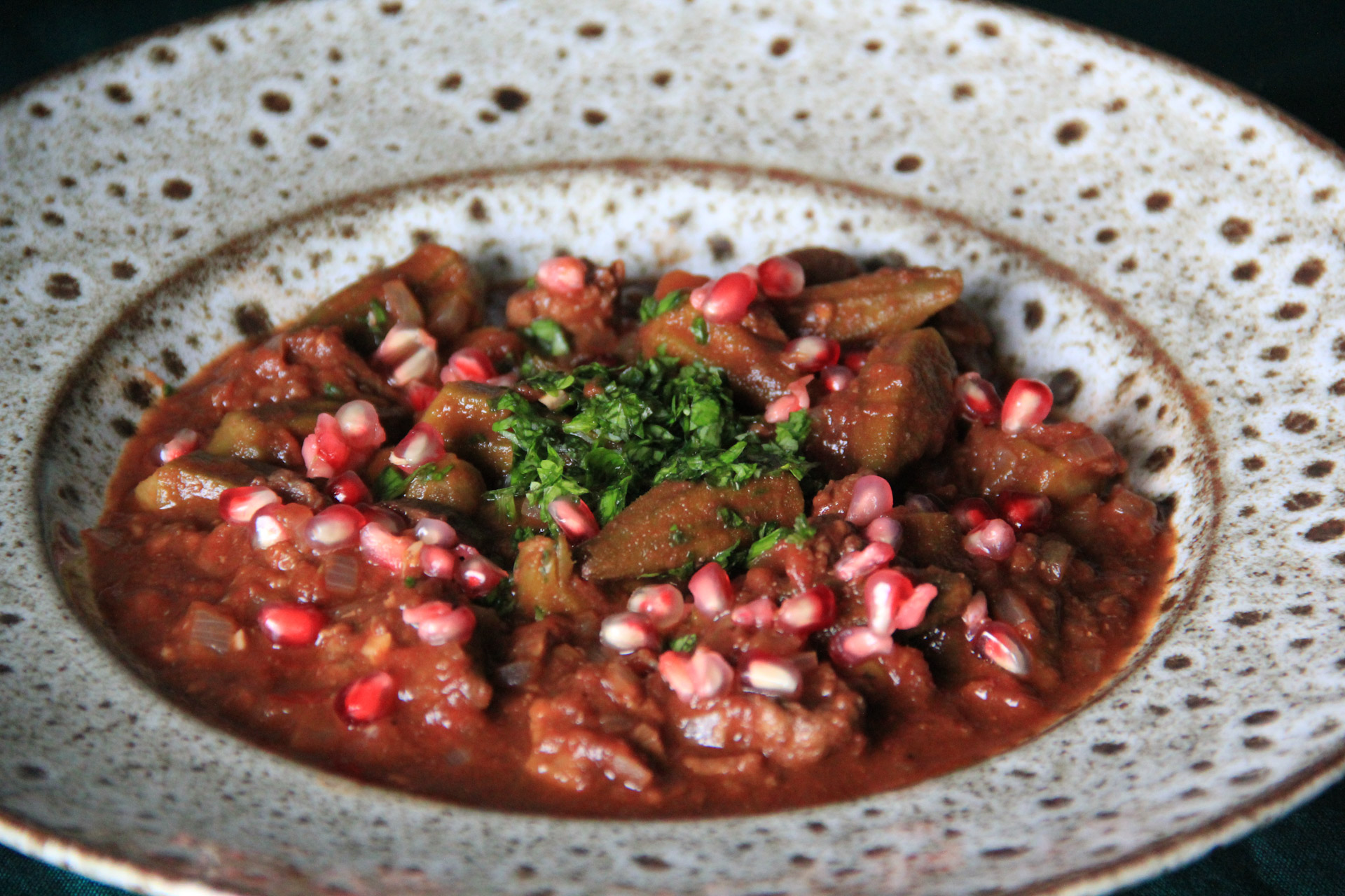 Okra with meat stew recipe - BASTAPASTA